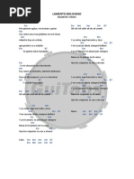 LAMENTO BOLIVIANO, Enanitos Verdes - Acordes | PDF