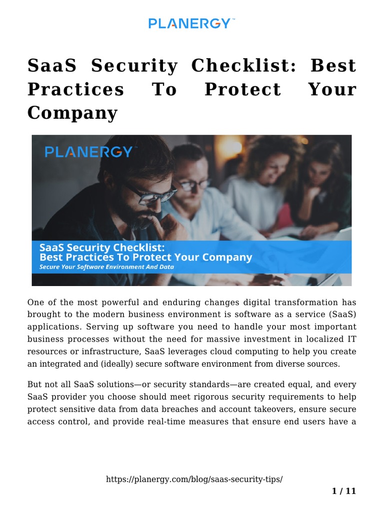 Saas Security Tips | PDF