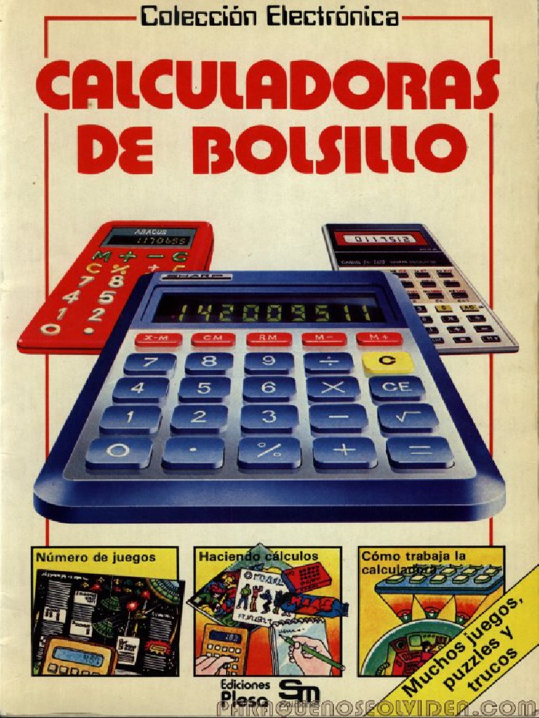 Colección Electrónica - Calculadoras de Bolsillo | PDF