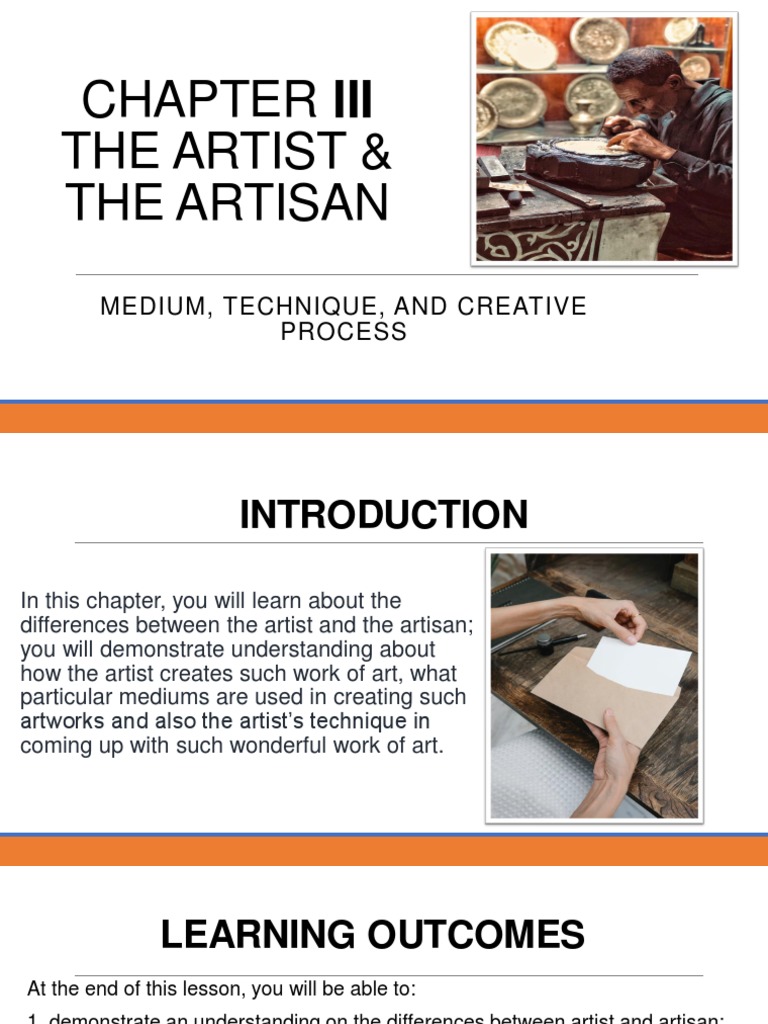 Chapter 3 The Artist and The Artisan | PDF | Paintings | Aesthetics