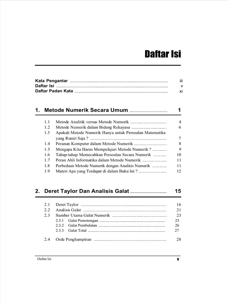 Buku Utama Metode Numerik | PDF | Komputer