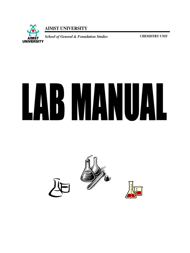 Chemistry 1 Lab Manual | PDF