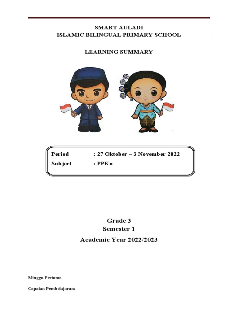 Summary PPKN 6 | PDF
