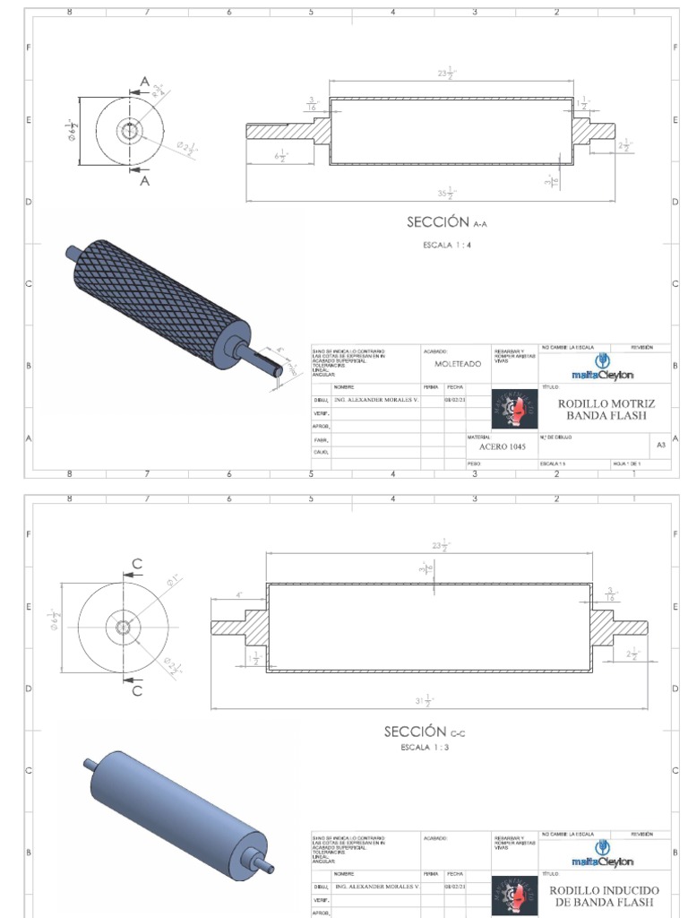 Rodillo Motriz Banda Flash | PDF