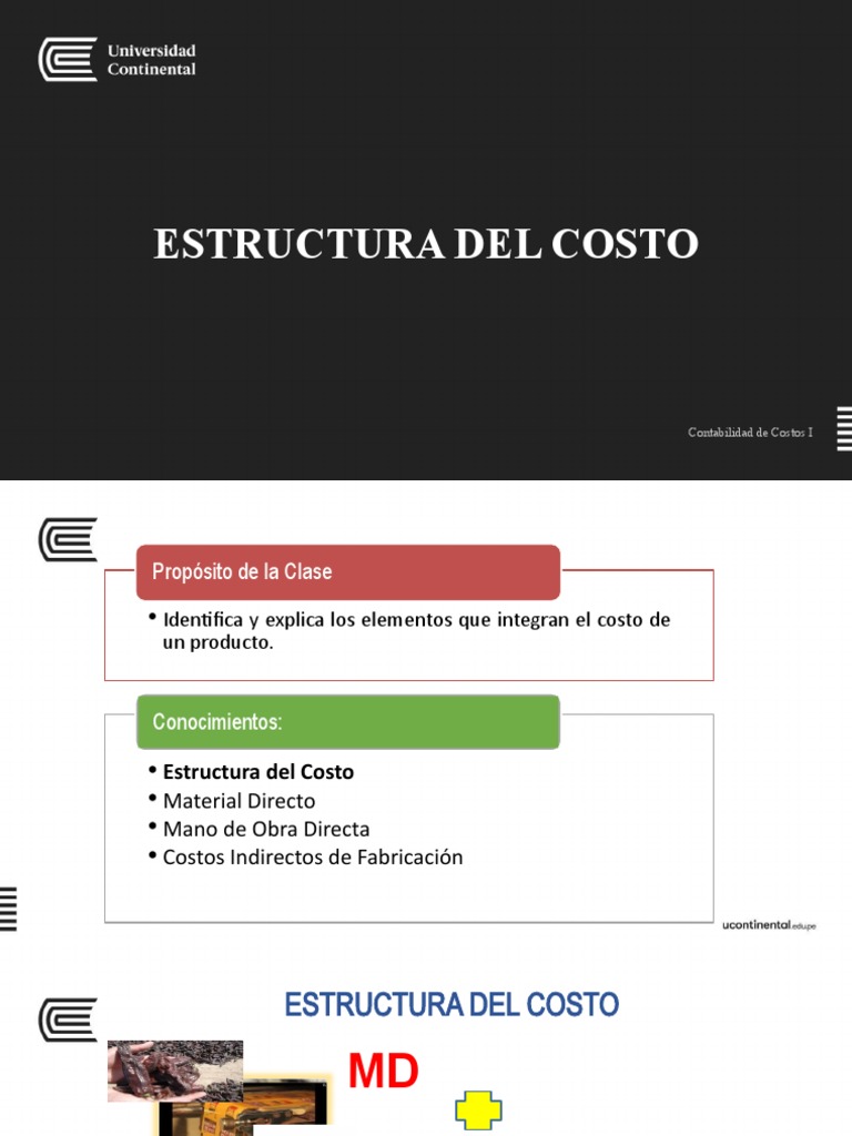 Estructura de Costo | PDF | Costo | Salario
