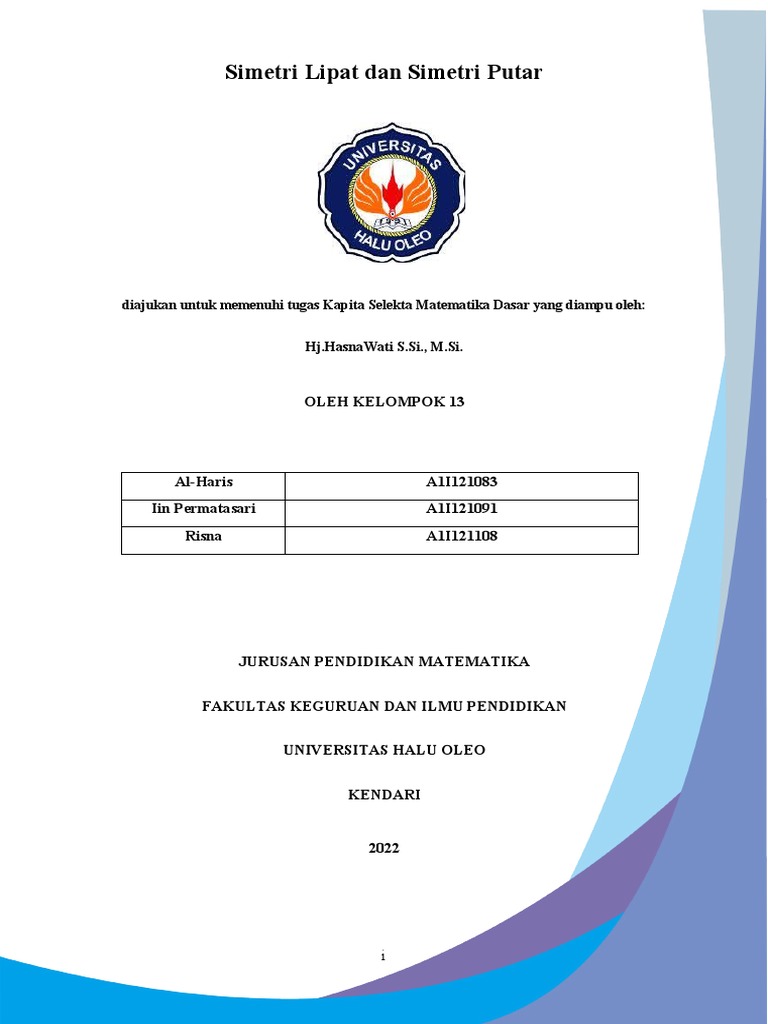 Simetri Lipat Dan Simetri Putar | PDF