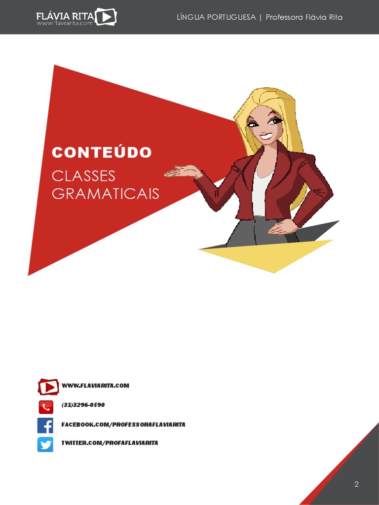 Exercícios Classes Gramaticais | PDF | Famílias linguísticas | Linguística