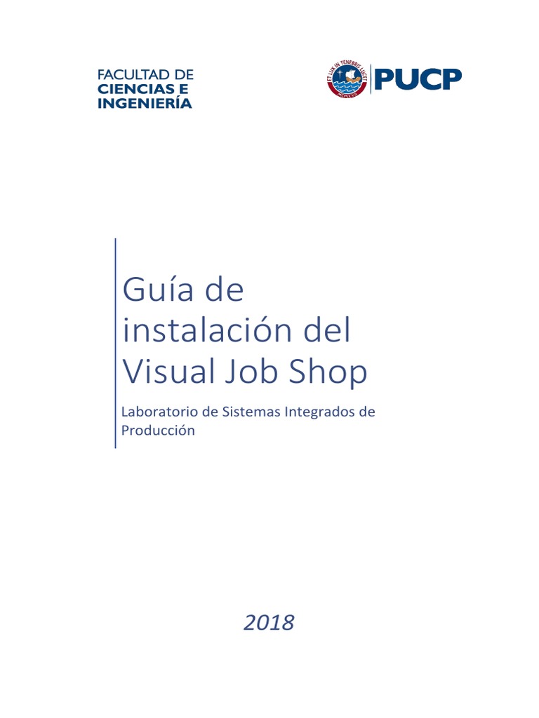 Manual Instalacion Visual Job Shop | PDF | Ventana (informática) | Archivo de computadora