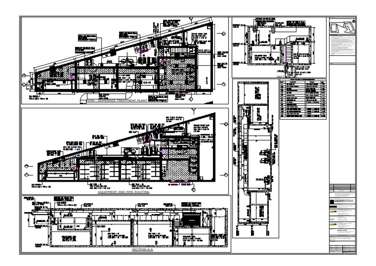 Block-A-220 KLD STP-Plant Layout & Piping | PDF | Real Estate | Engineering