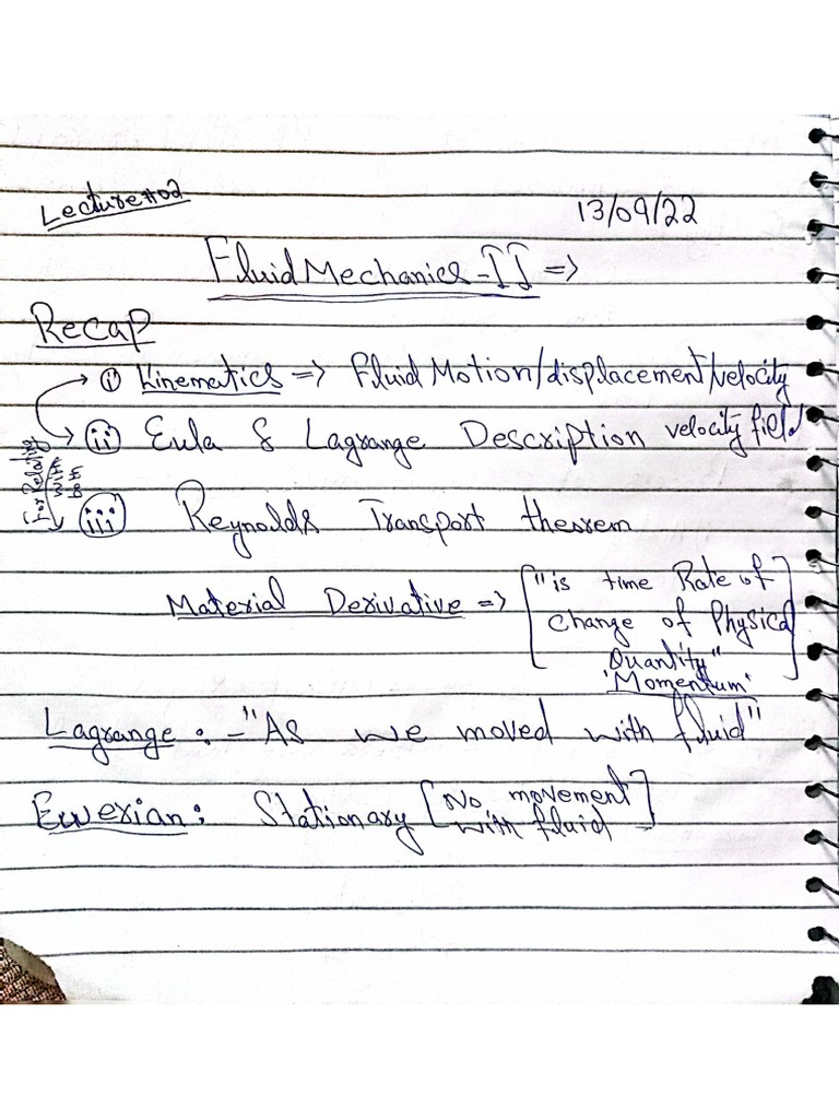 FM-II Lectures Note Upto Mid F22 | PDF