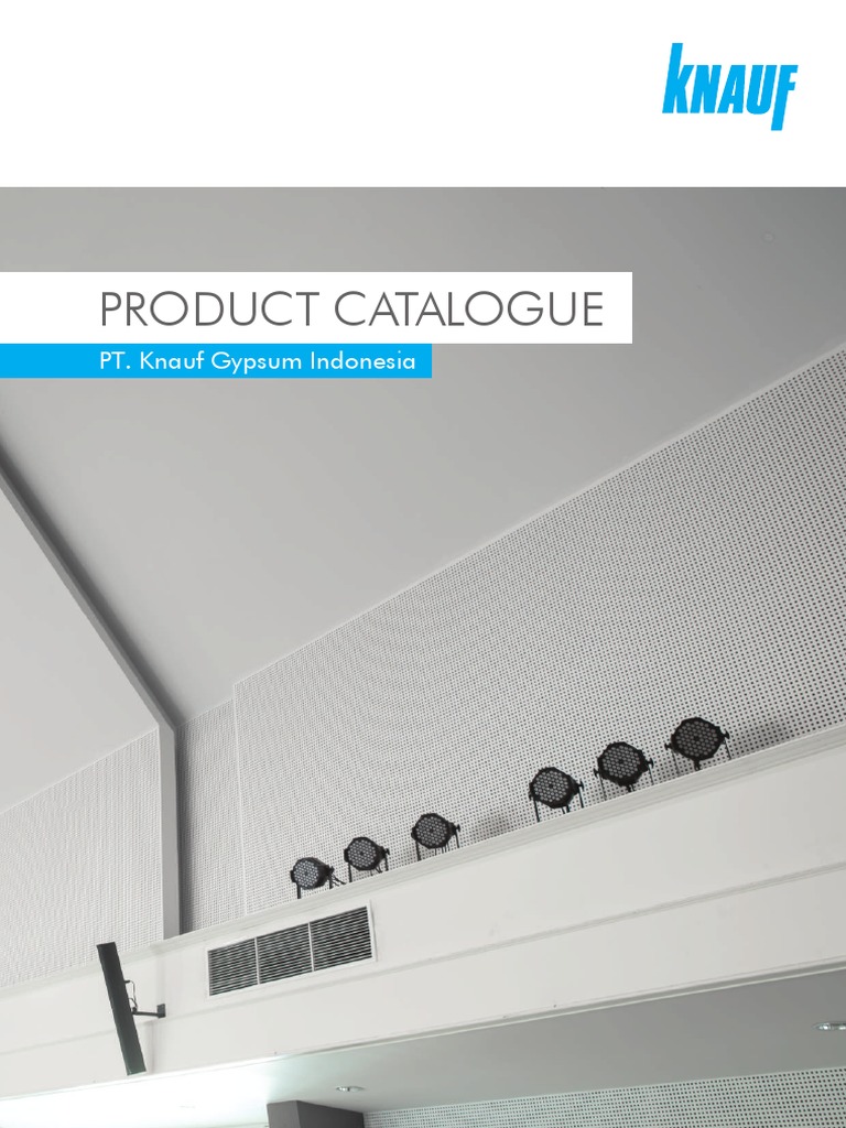 Knauf Gypsum Board Product Catalogue | PDF | Drywall | Plaster