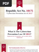 Presentation + - RA 10175 | PDF | Search And Seizure | Cybercrime