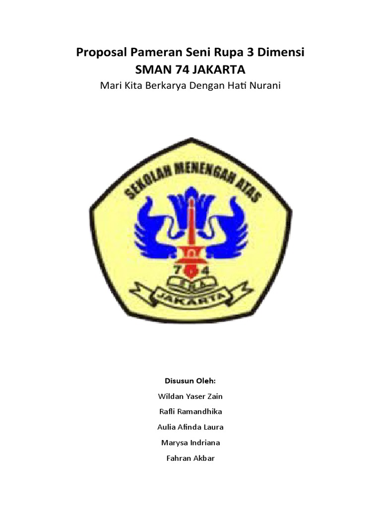 Proposal Pameran Seni Rupa 3 Dimensi | PDF | Perjalanan