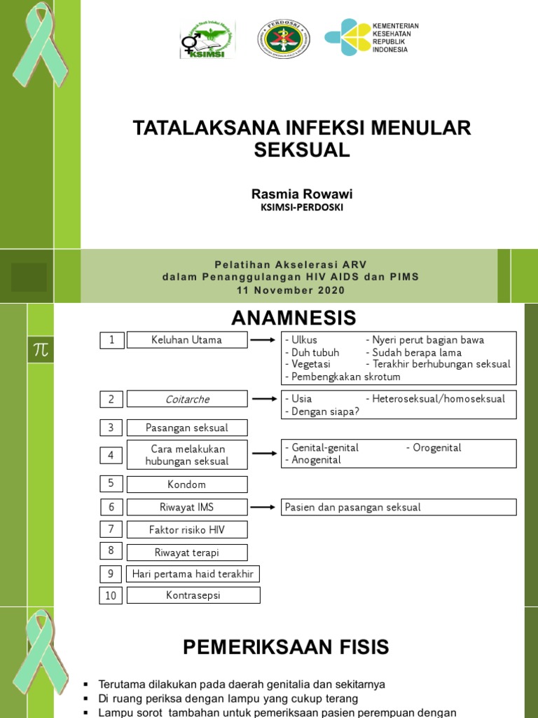 Tatalaksana Infeksi Menular Seksual - Dr. Rasmia, SPKK | PDF