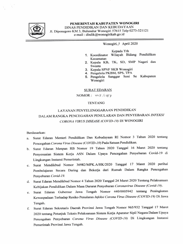 Edaran PAT Dan Kelulusan | PDF