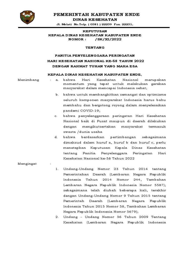 SK Panitia HKN 2022 - 031034 | PDF