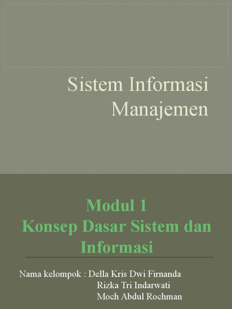 Komponen Interaksi dalam Sistem | PDF | Komputer