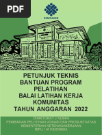 Contoh Proposal Pengajuan BLK Tahun 2024 | PDF
