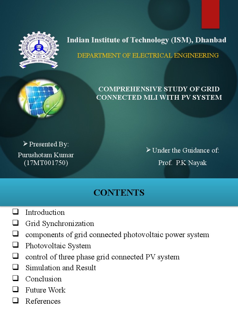 PV PPT | PDF | Power Inverter | Photovoltaic System
