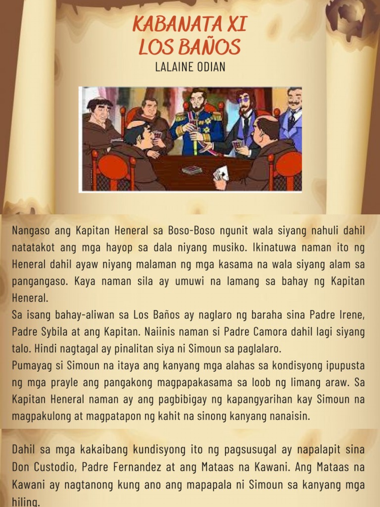 Kabanata 11 Noli Me Tangere | PDF