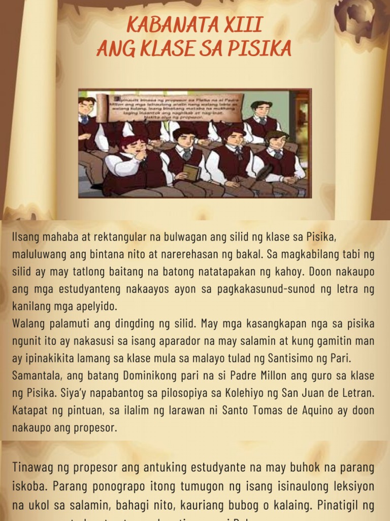 Kabanata 13 Noli Me Tangere | PDF