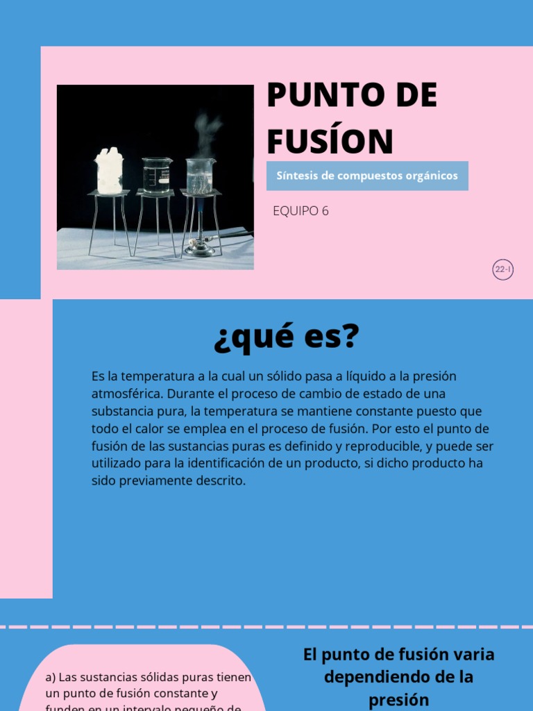 Punto de Fusión | PDF | Ciencia y matemáticas