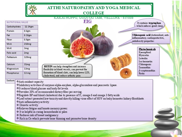 Health Benefits of Fig | PDF | Wellness