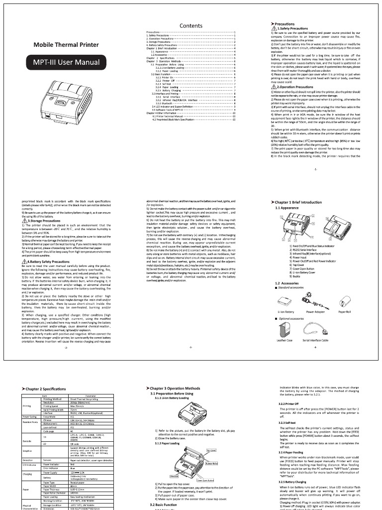 MPT-III User Manual - Rev.1.4 | PDF