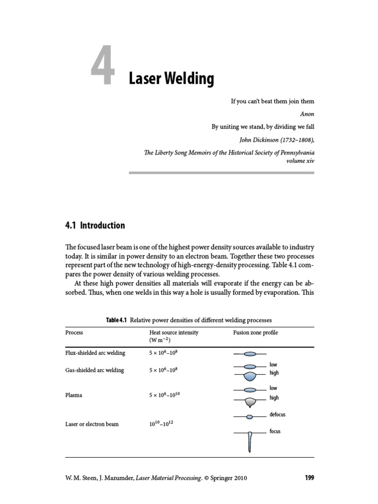 Laser Welding | PDF | Welding | Construction