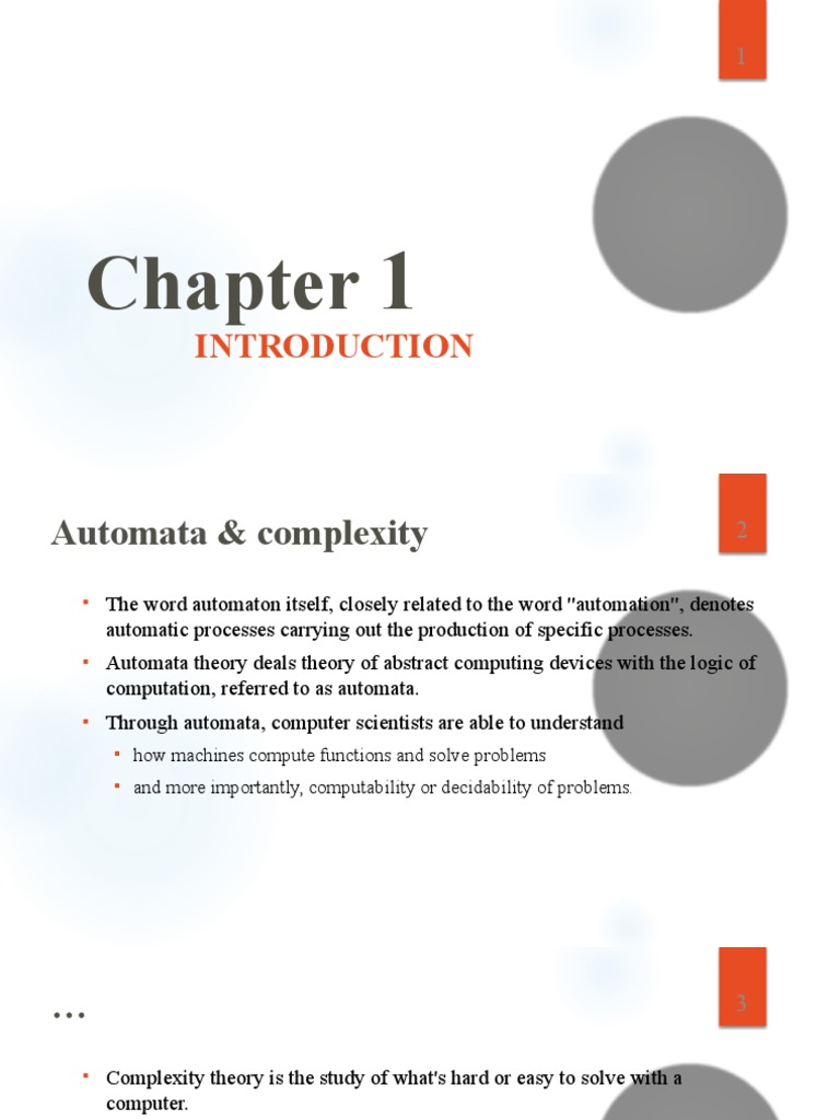 Act CH 1 | PDF | Automata Theory | Computer Science