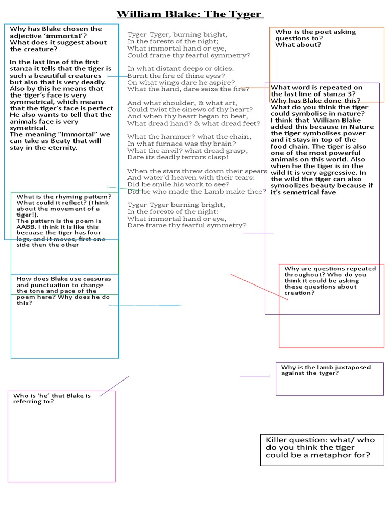 The-Tyger 1 | PDF | Poetry