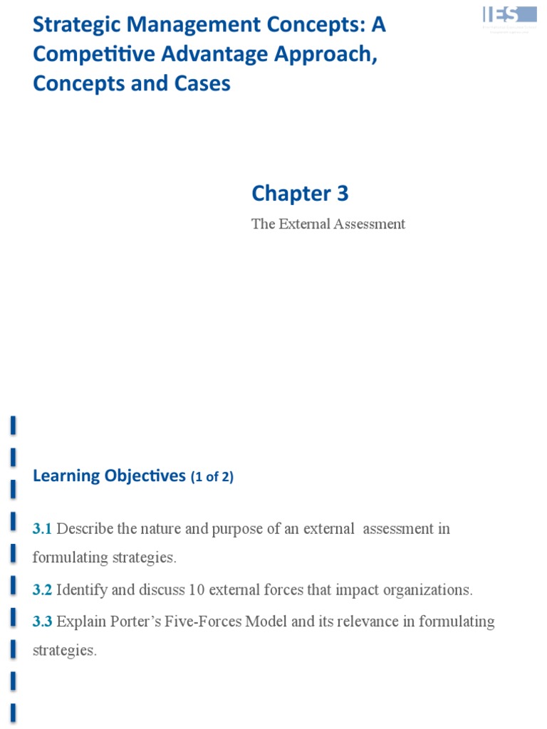 The External Assessment | PDF | Economics | Strategic Management