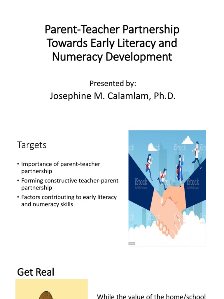 Parent Teacher Partnership Towards Early Literacy and Numeracy ...