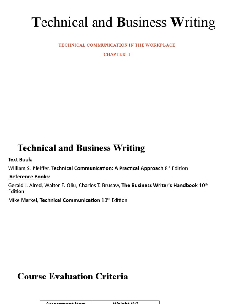 Chapter 1 | PDF | Technical Communication | Communication
