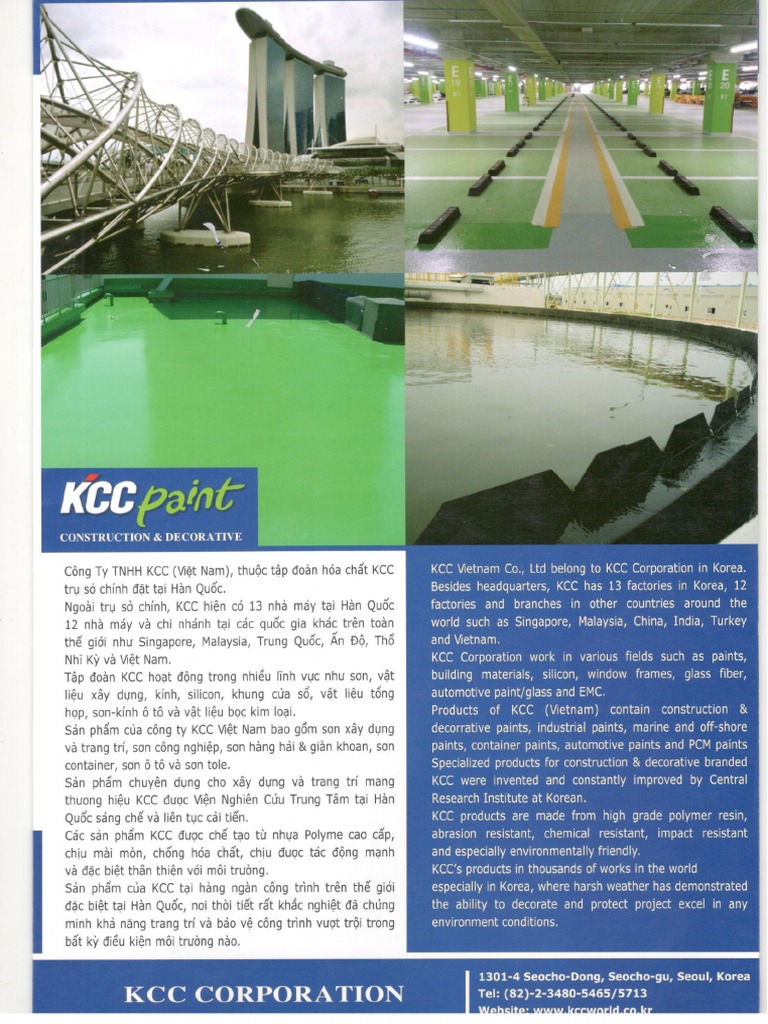 Bảng sơn KCC | PDF