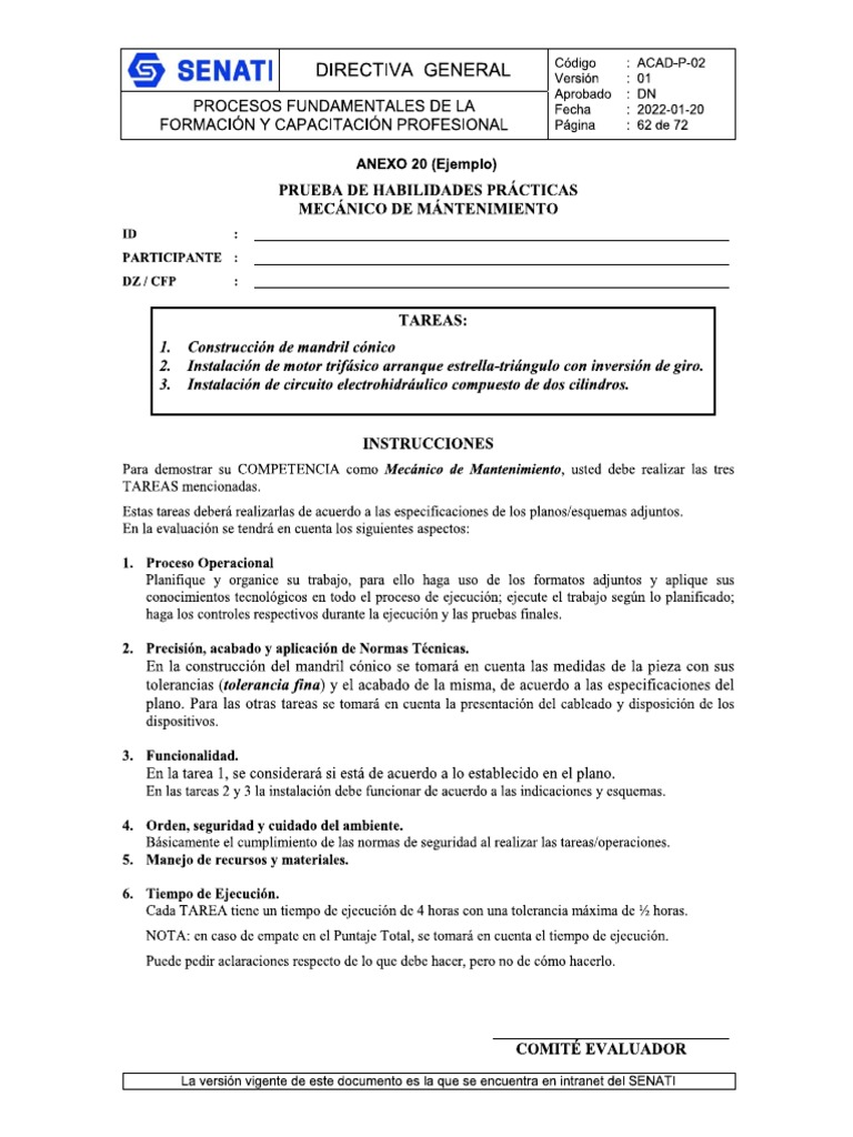 Ficha de Evaluaciones Acad - P - 02 | PDF
