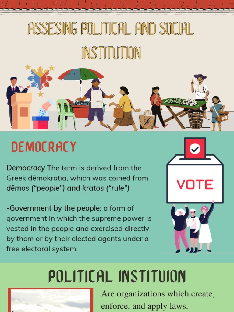 Assessing Political and Social Institutions | PDF | Institution | Democracy