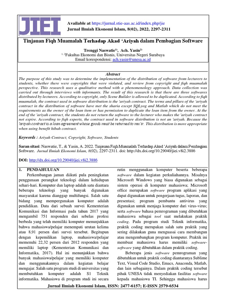 Ariyah 1 | PDF | Islamic Jurisprudence