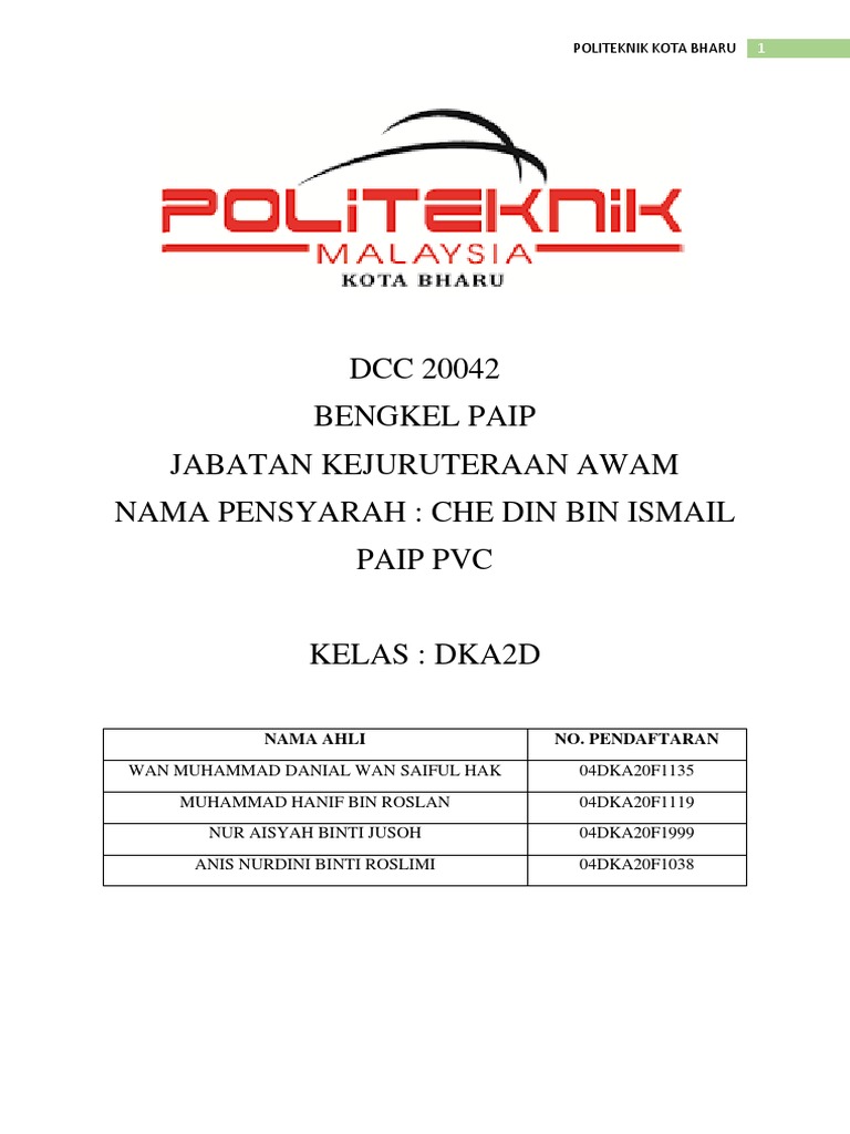 Assignment Paip PVC | PDF