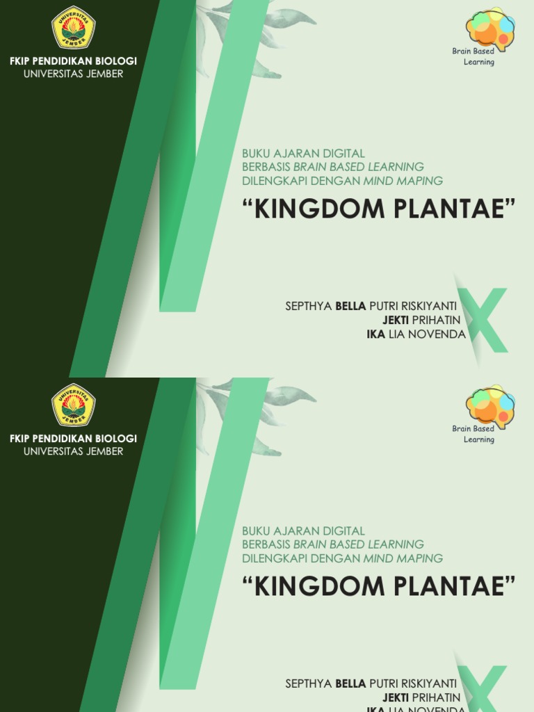 Mind Mapping Kingdom Plantae Kelas 10 | PDF