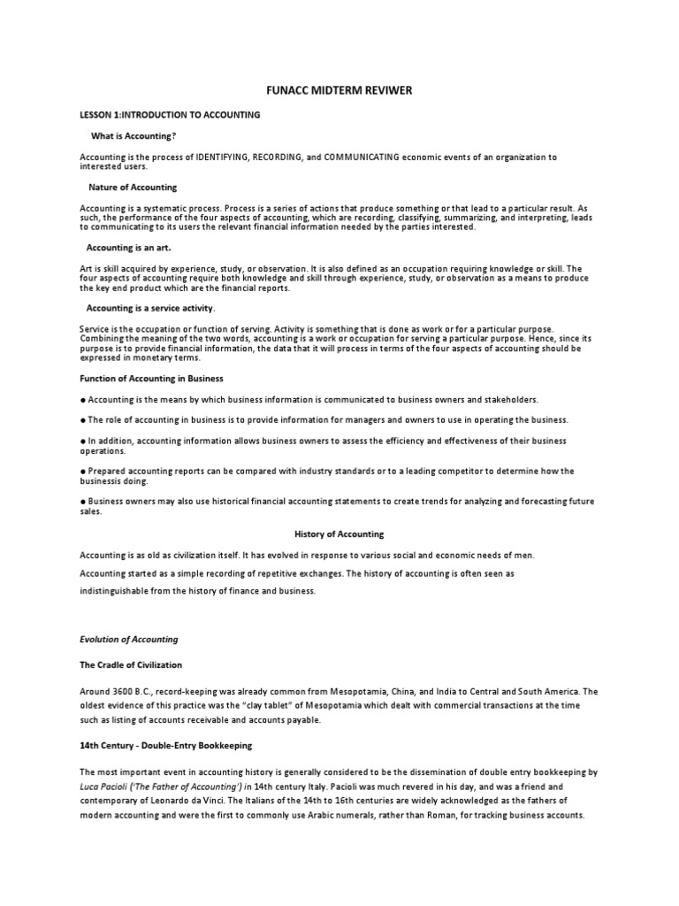 FUNACC MIDTERM WPS Office 2 | PDF | Accounting | Audit