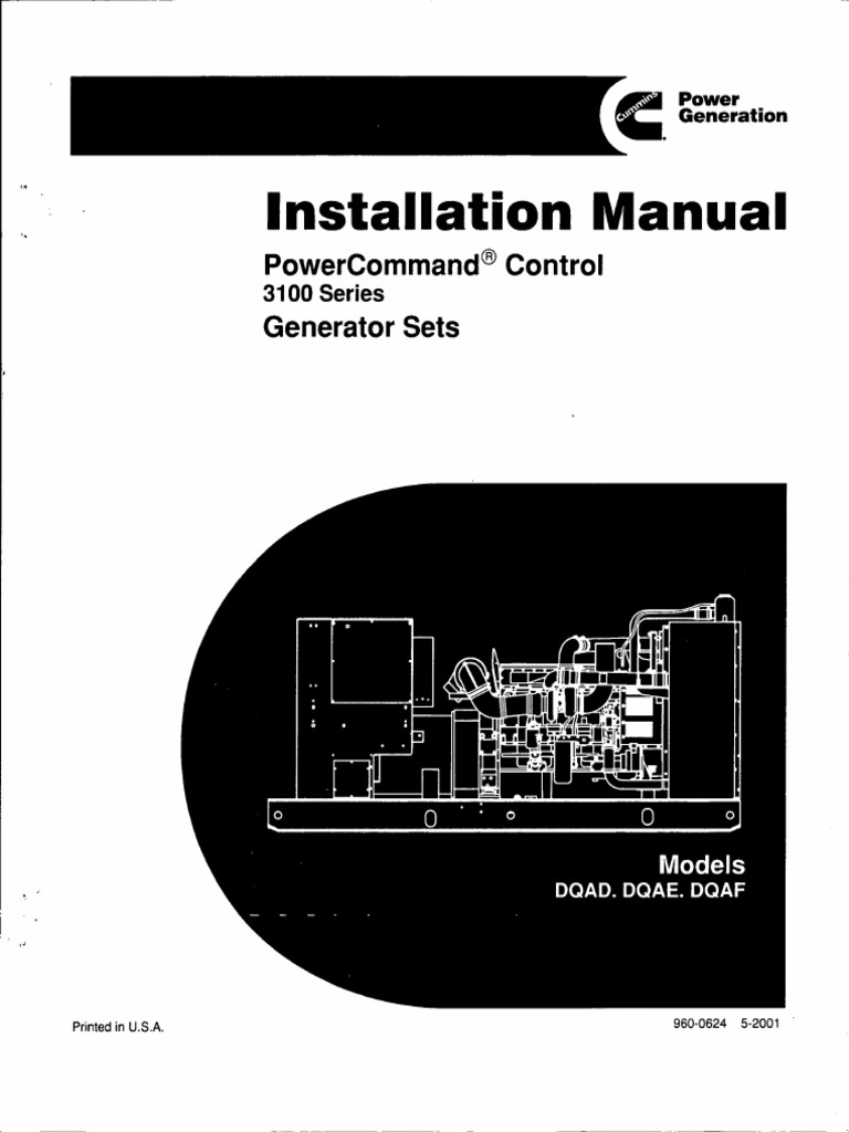 Powercommand 3100 Series | PDF | Duct (Flow) | Pump