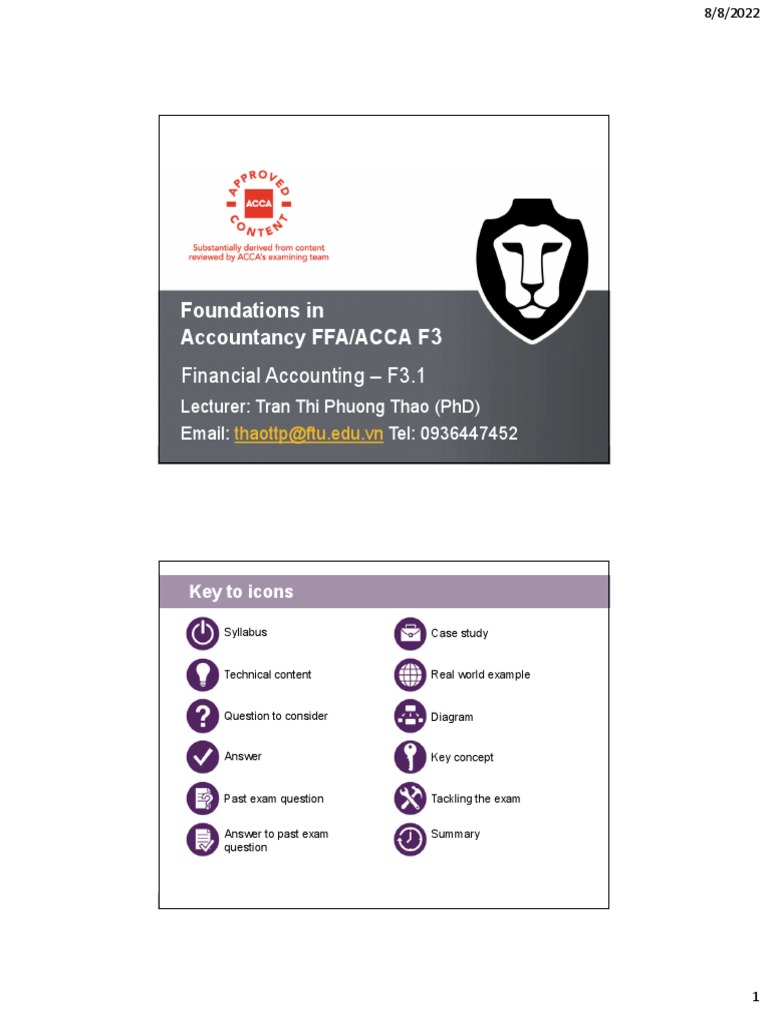 Foundations in Accountancy FFA/ACCA F | PDF | International Financial ...