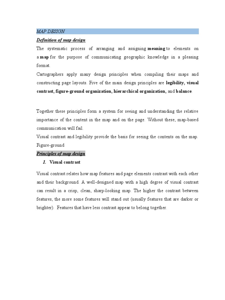 GEOG 114 Practical Geography and Fieldwork I Notes - Set 6 | PDF | Map ...