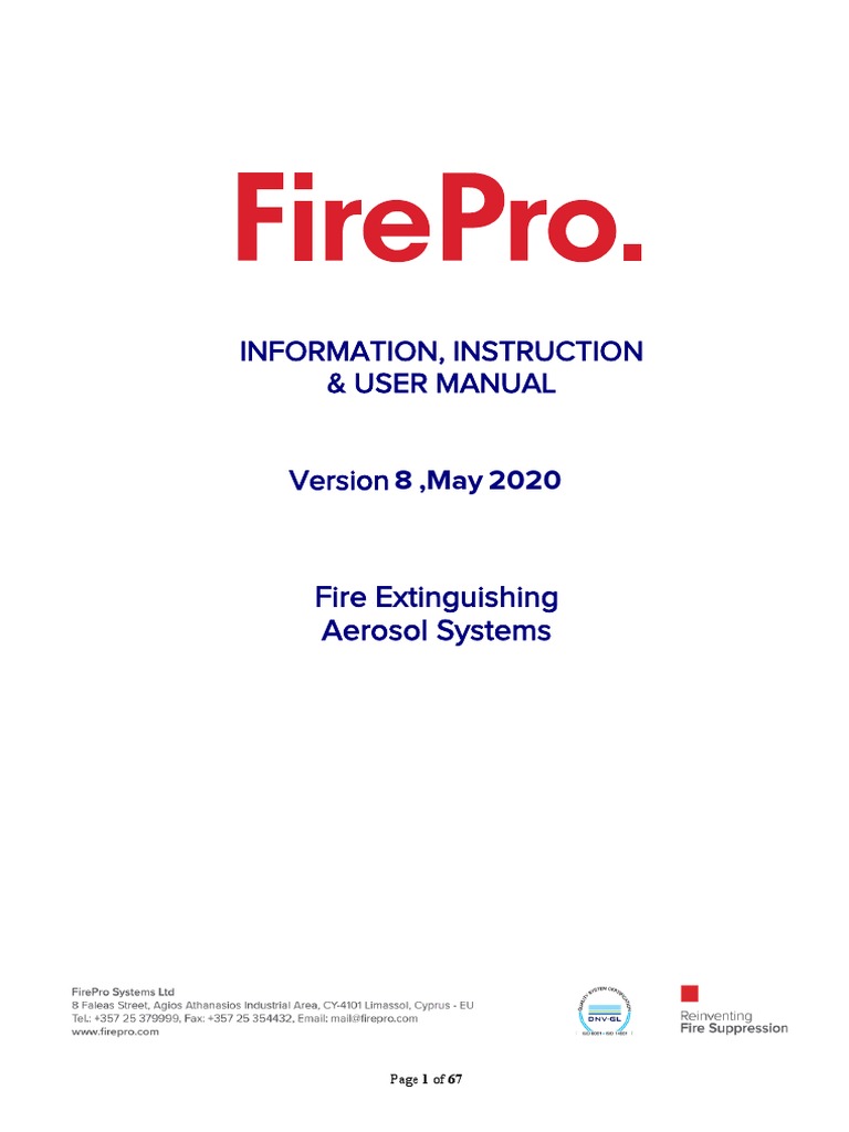 Firepro en Manual 2020 | PDF