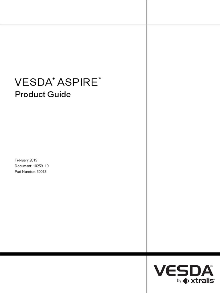 10 VESDA ASPIRE Product Guide A4 IE Lores | PDF | Indemnity | Installation (Computer Programs)