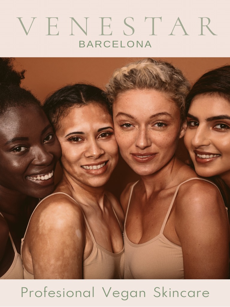 VENESTAR - Professional Vegan Cosmétics | PDF | Piel | Productos cosméticos