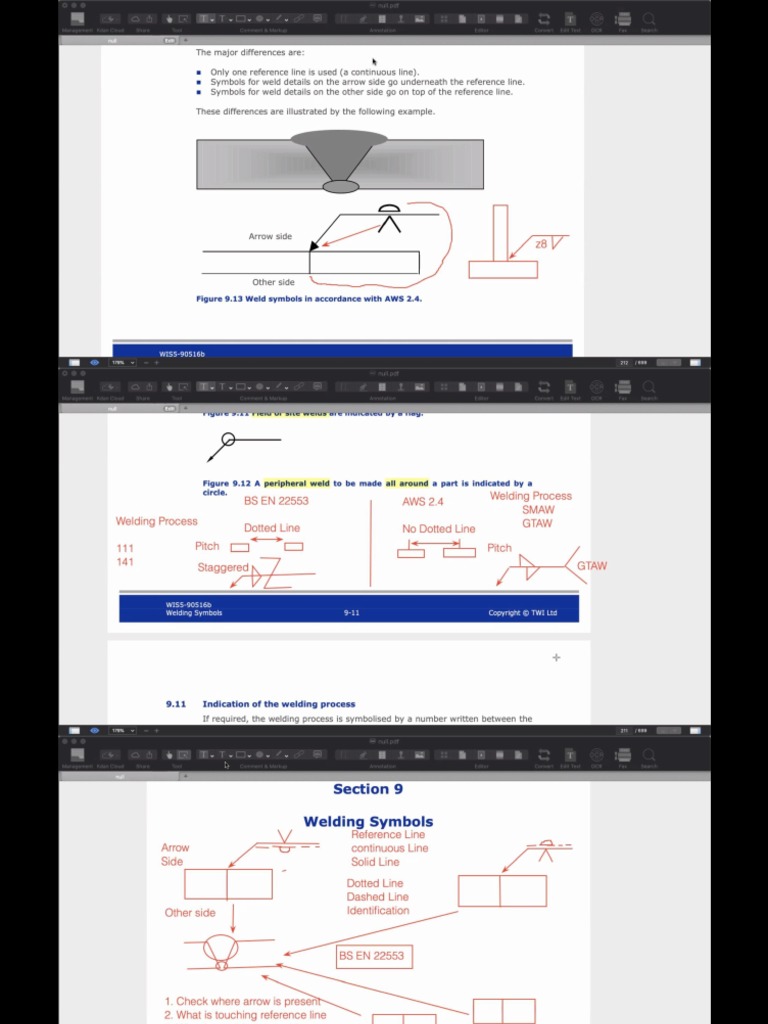 Chapter-9 - Welding Symbols | PDF