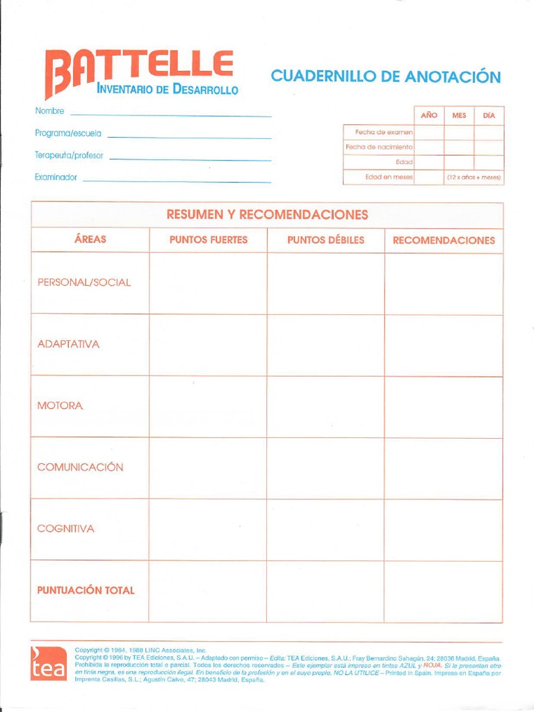 BATTELLE Completa | PDF