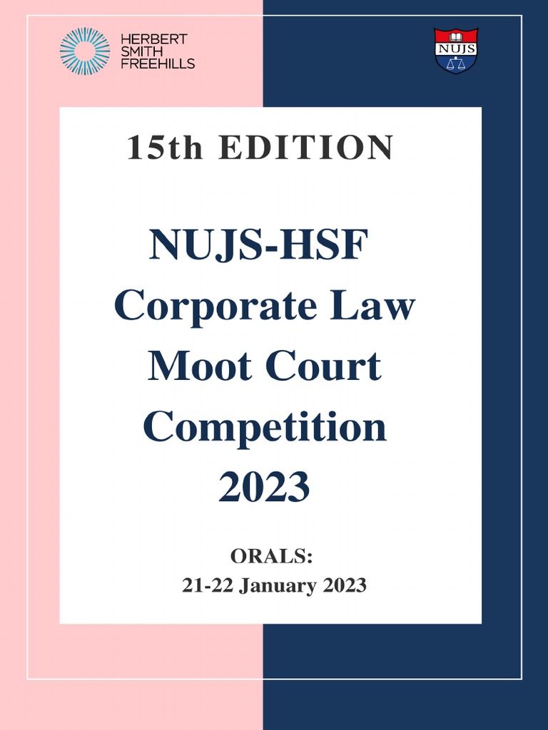 HSF NUJS Moot Problem 2023. | PDF